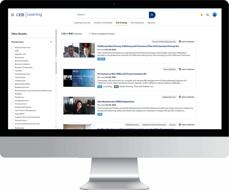 Criminal Law Practice | CEB