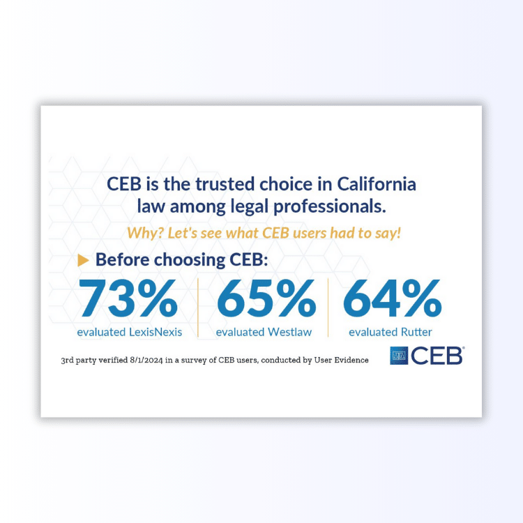 Why Legal Professionals Choose CEB | CEB
